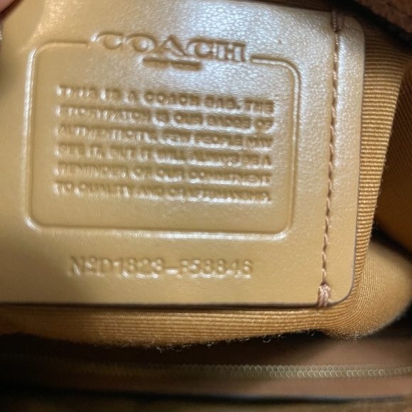 Coach | Bags | Coach F58846 Cross Grain City Zip Top Tote Handbag Camel ...